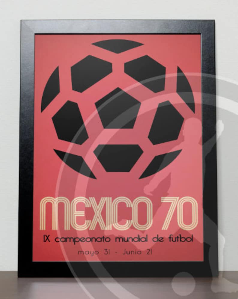 World Cup 1970 Poster Mexico 70 - Etsy