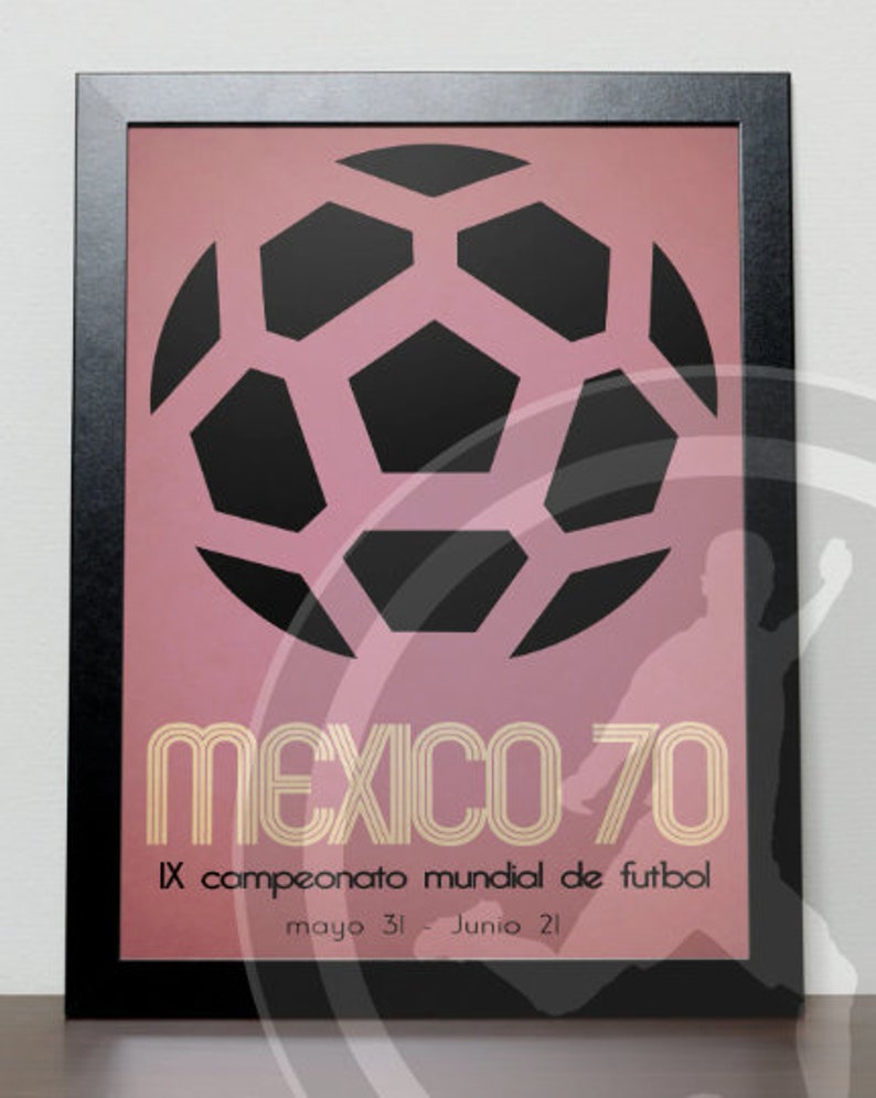 World Cup 1970 Poster Mexico 70 - Etsy
