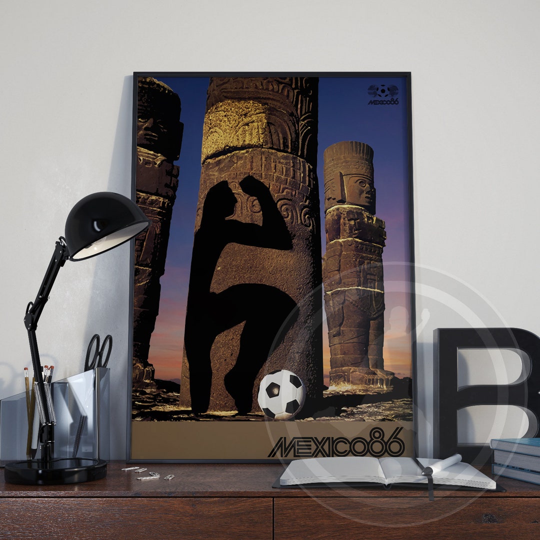 World Cup 1986 Poster - Mexico 86 Wall Art Decor Gift for Him - Etsy