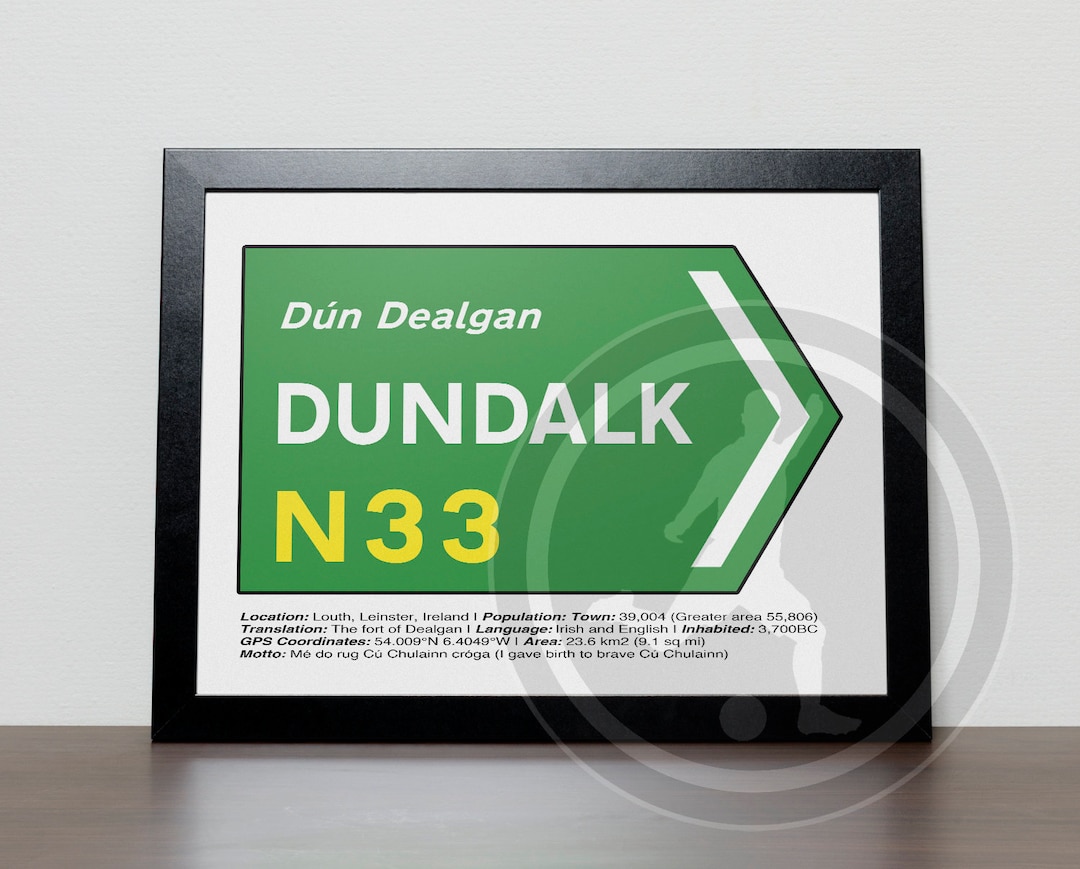 Irish Road Signs Dundalk - Etsy