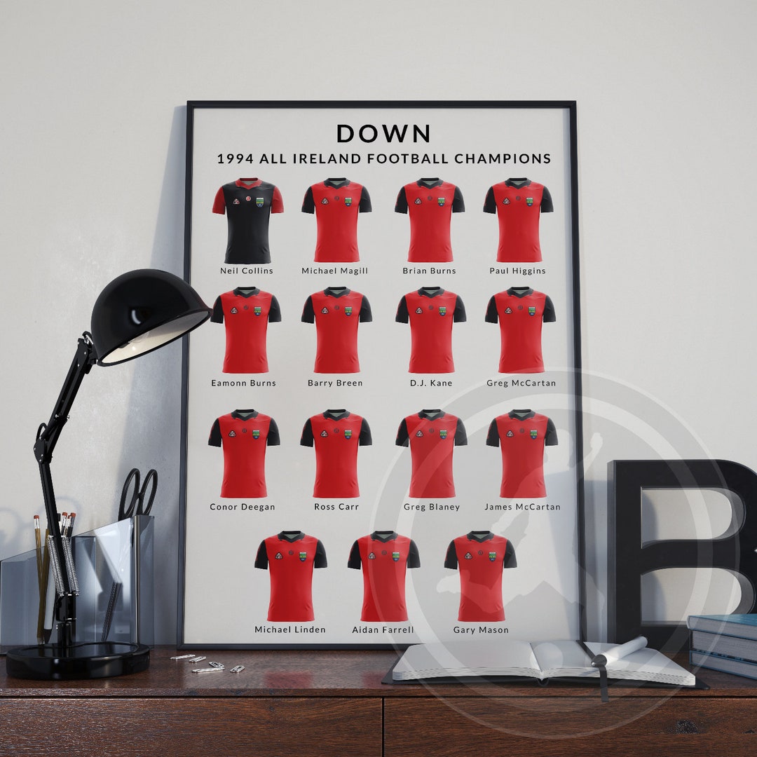 County Down GAA Greatest Football Team Poster - Etsy