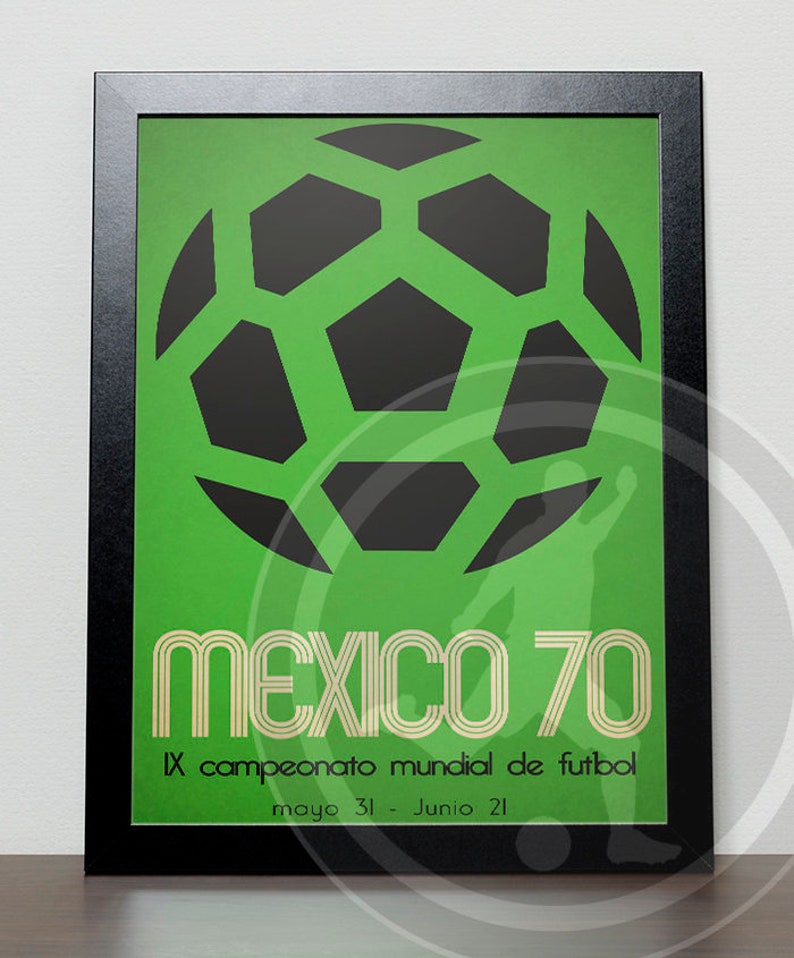 World Cup 1970 Poster Mexico 70 - Etsy
