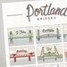 Portland Bridges / Illustrated Print / Portland, Oregon Poster - Etsy