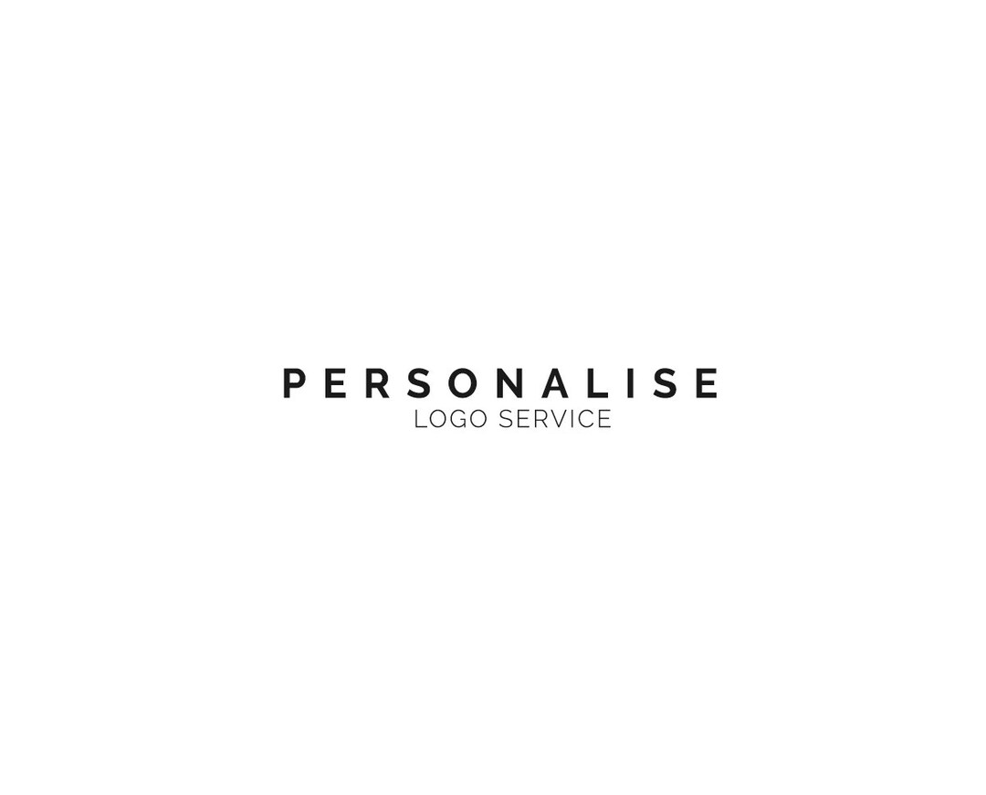 Personalise Logo Service - Etsy