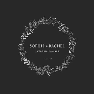 Instant Download Wreath Logo, Photography Logo, Botanical Logo, Floral ...