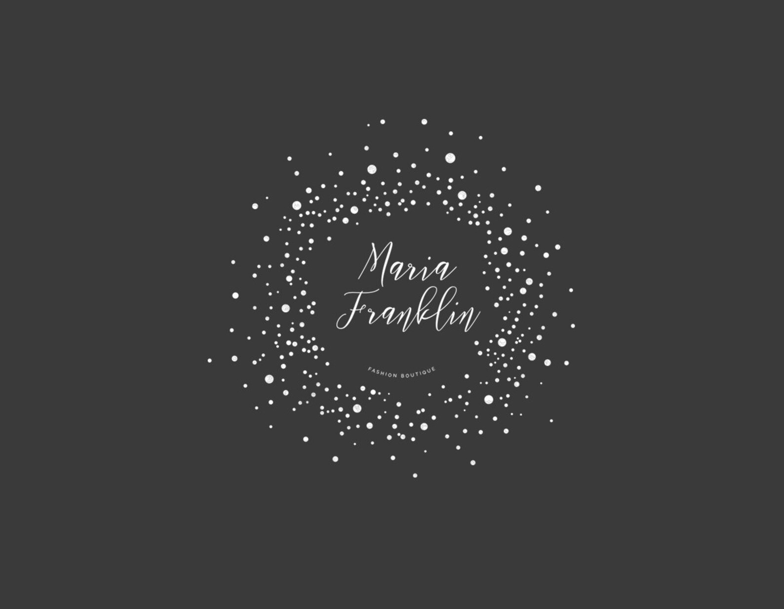 Gold Glitter Round Circle Logo Makeup Artist Logo Fashion | Etsy