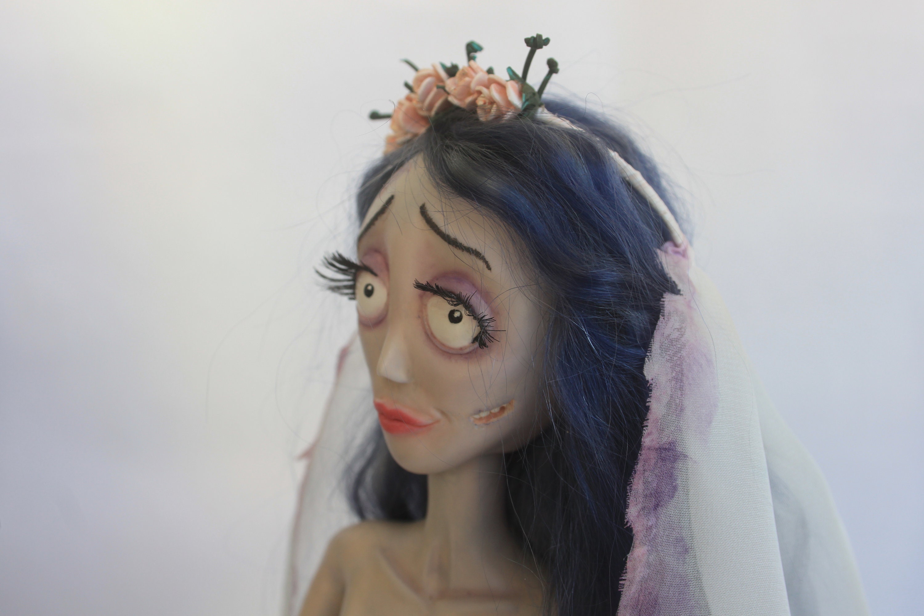 Corpse Bride doll Emily Bride Emily figure Emily art doll | Etsy