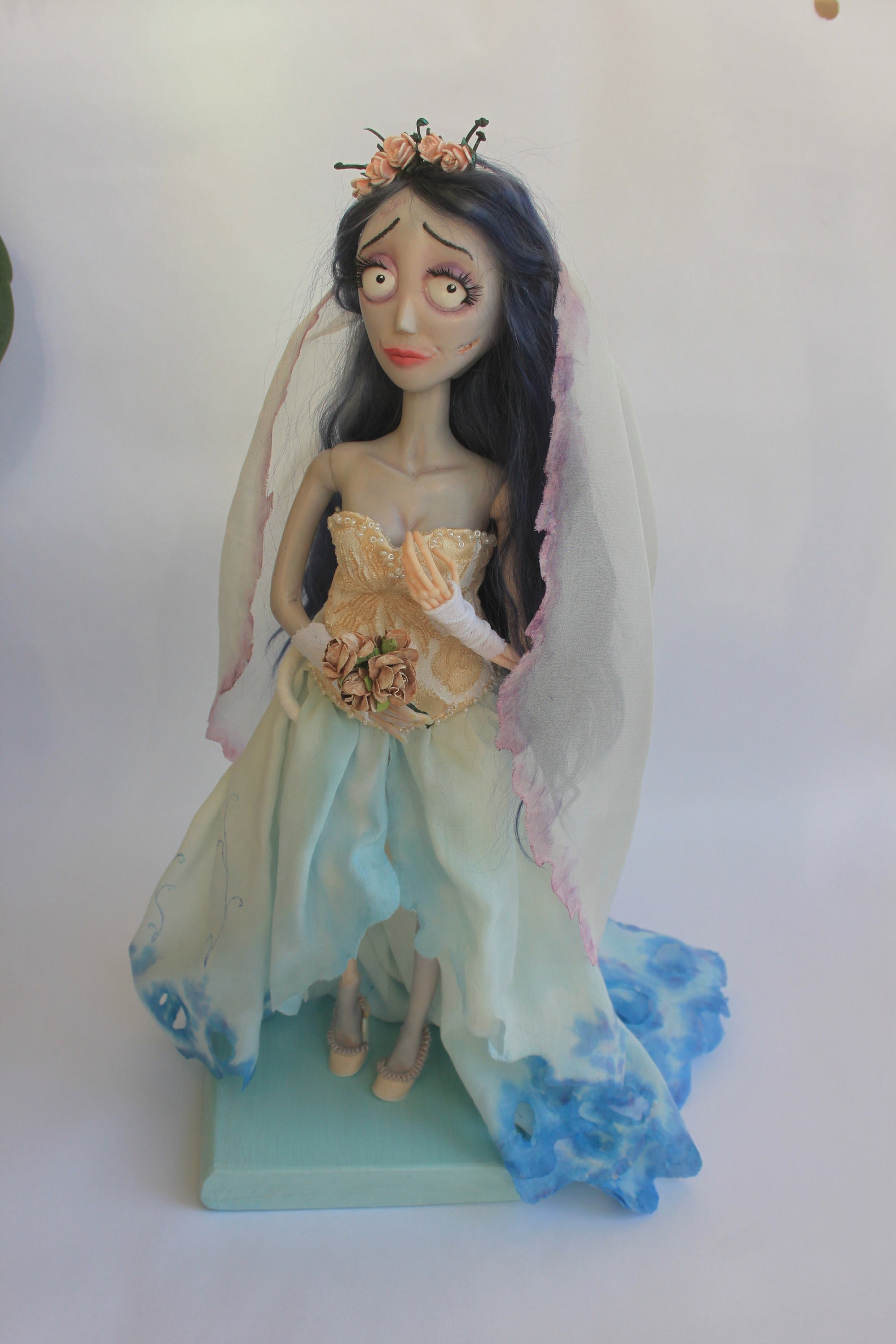 Corpse Bride doll Emily Bride Emily figure Emily art doll | Etsy
