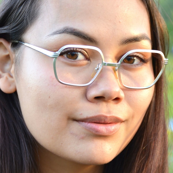 70s Rectangle Glasses - Etsy