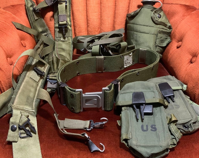 Vintage US Army Webbing System Personal Load Carrying - Etsy