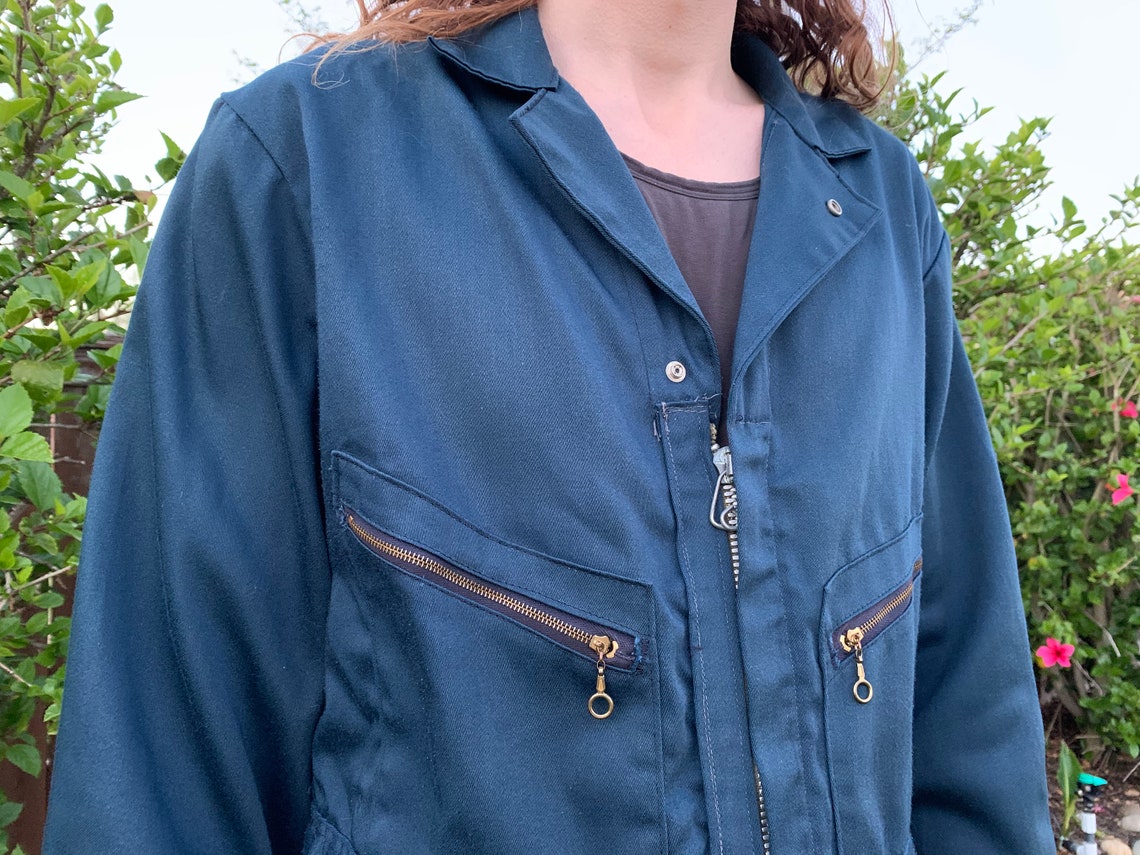 Blue Bell Inc Work Jacket Zip up Utility 1960s 1970s Chore - Etsy