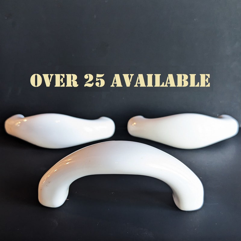 Porcelain Drawer Pulls - Etsy