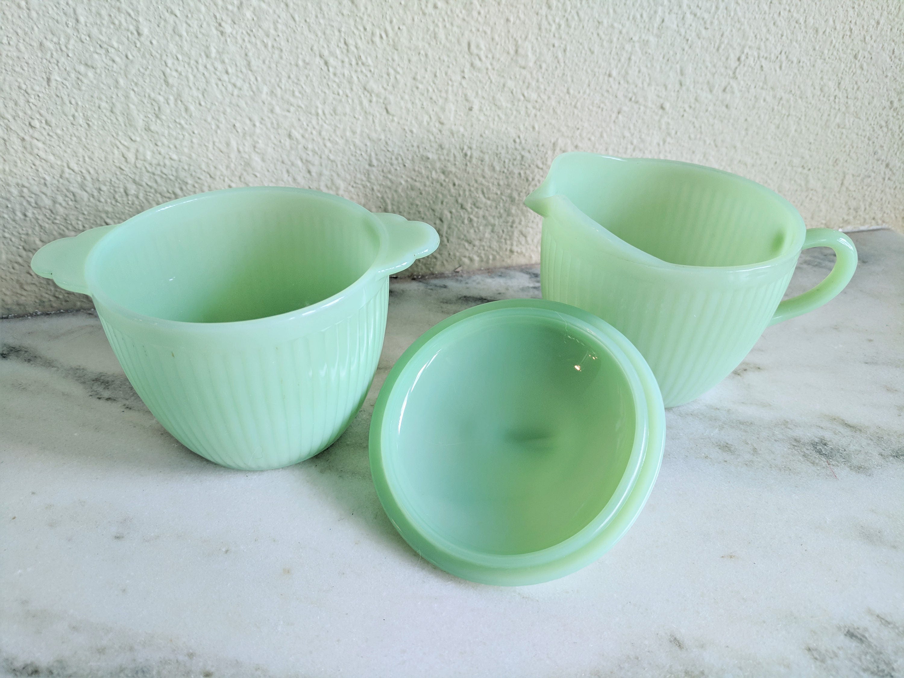 Serving Odds & Ends Dining & Serving Fire King Jadeite Creamer Home ...