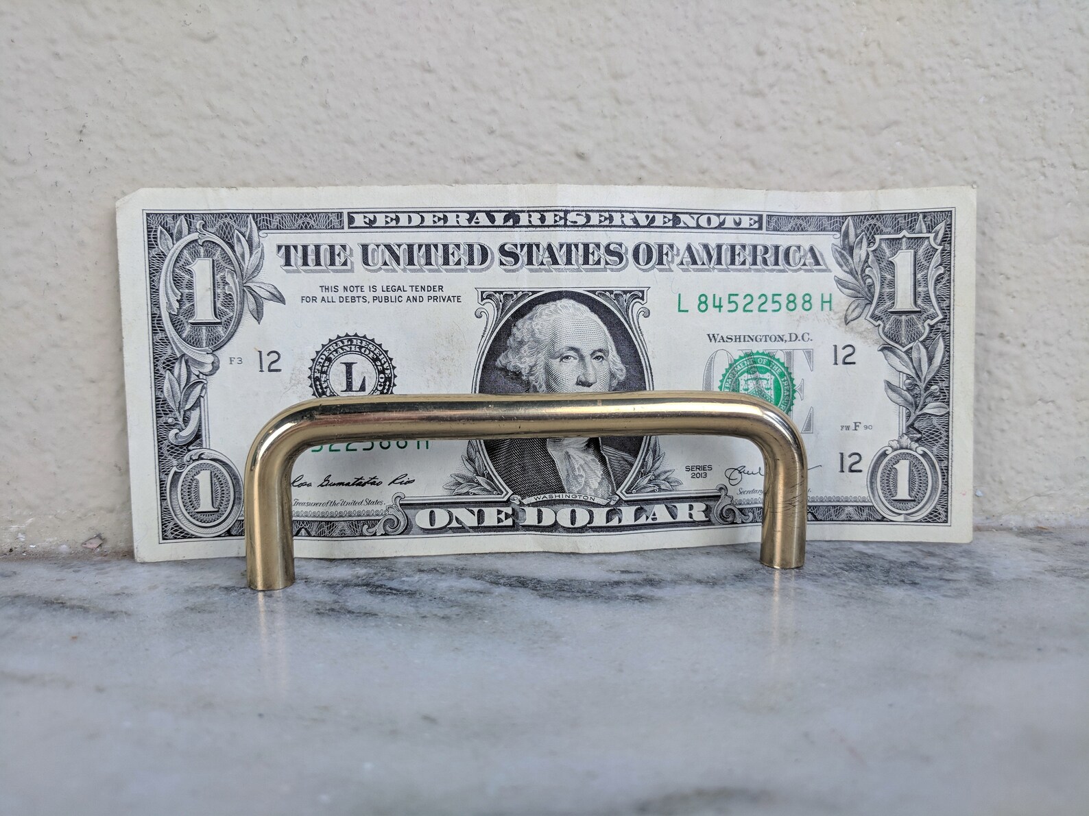 Vintage Solid Brass Drawer Pulls Simple Metal Brass Gold - Etsy