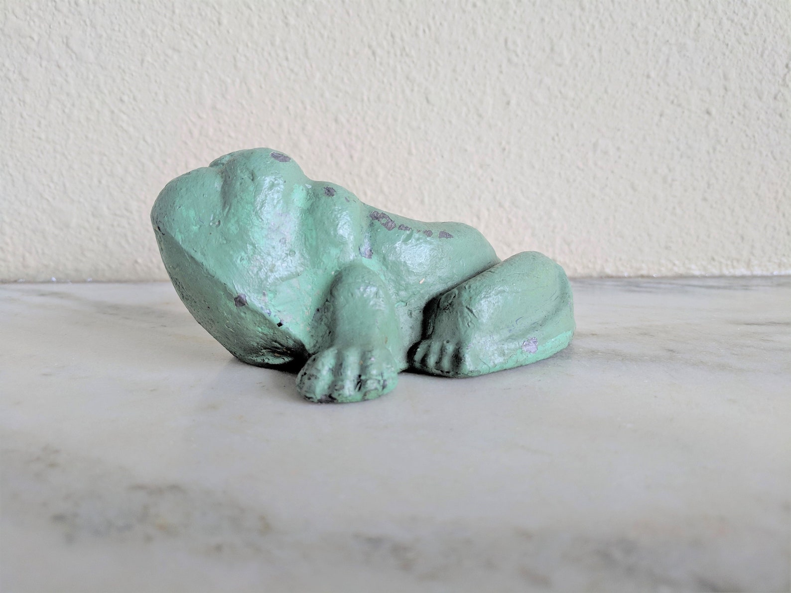Antique Cast Iron Frog Door Stop Large Metal Toad Frog - Etsy