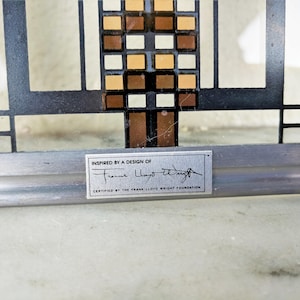 Frank Lloyd Wright Autumn Sumac Stained Glass Suncatcher, Mid Century ...