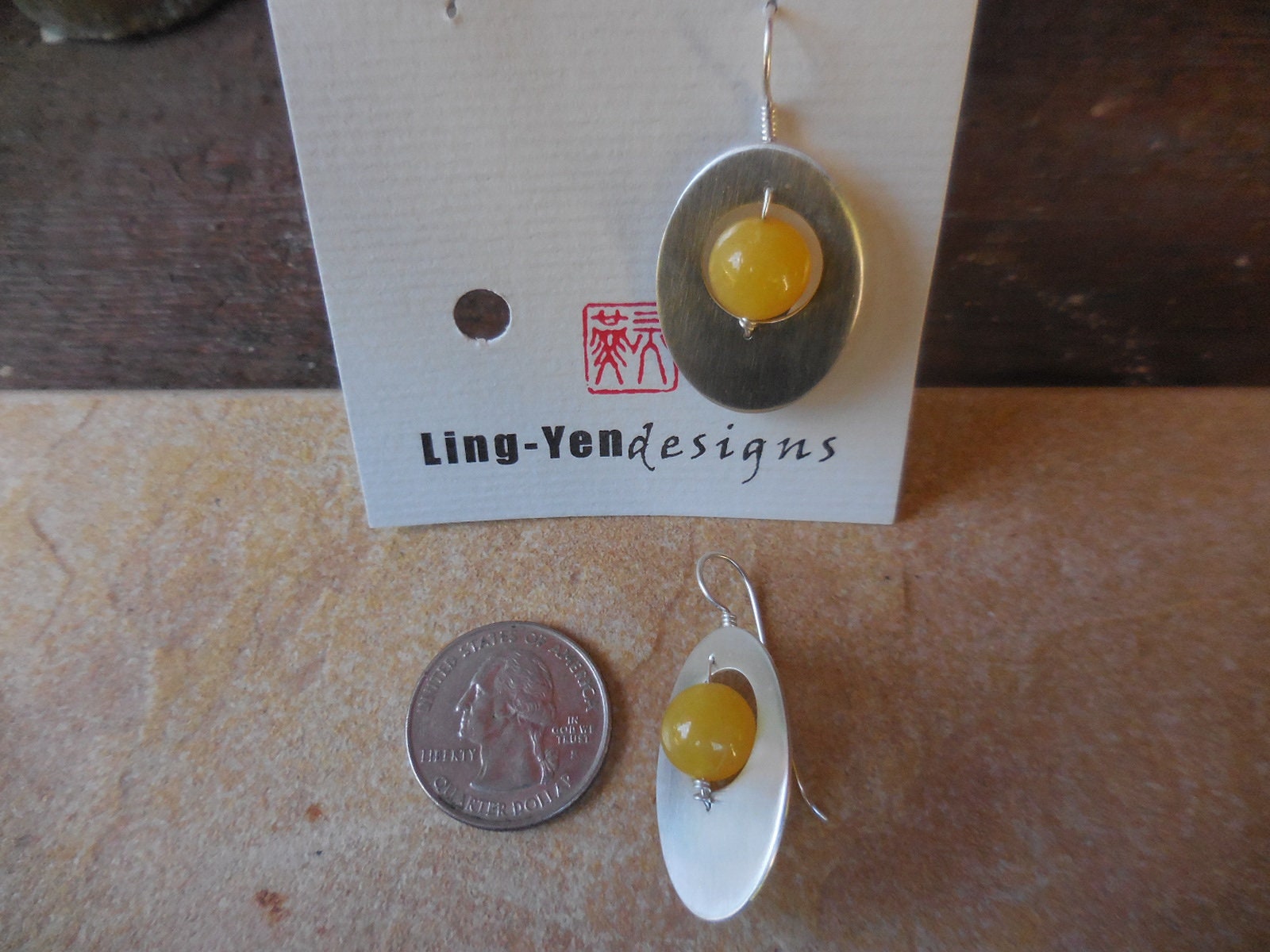 Ling-yen Designs "it Looks Like Breakfast" in Sterling Silver and Agate ...
