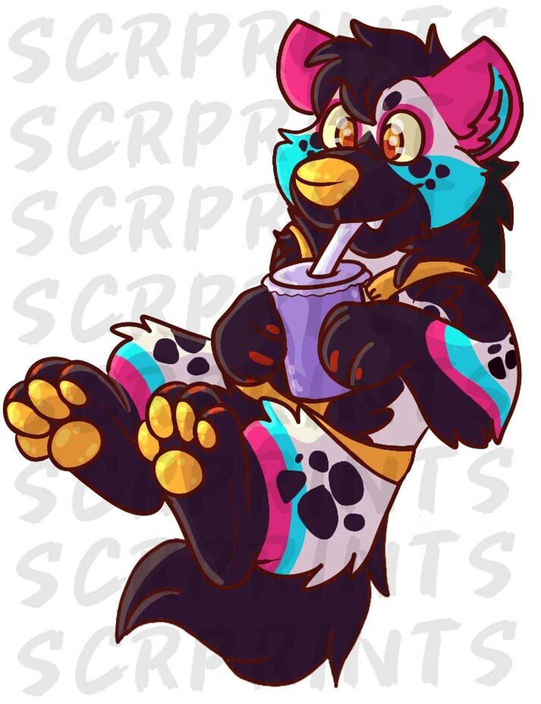 Drinking Chibi YCH - Etsy