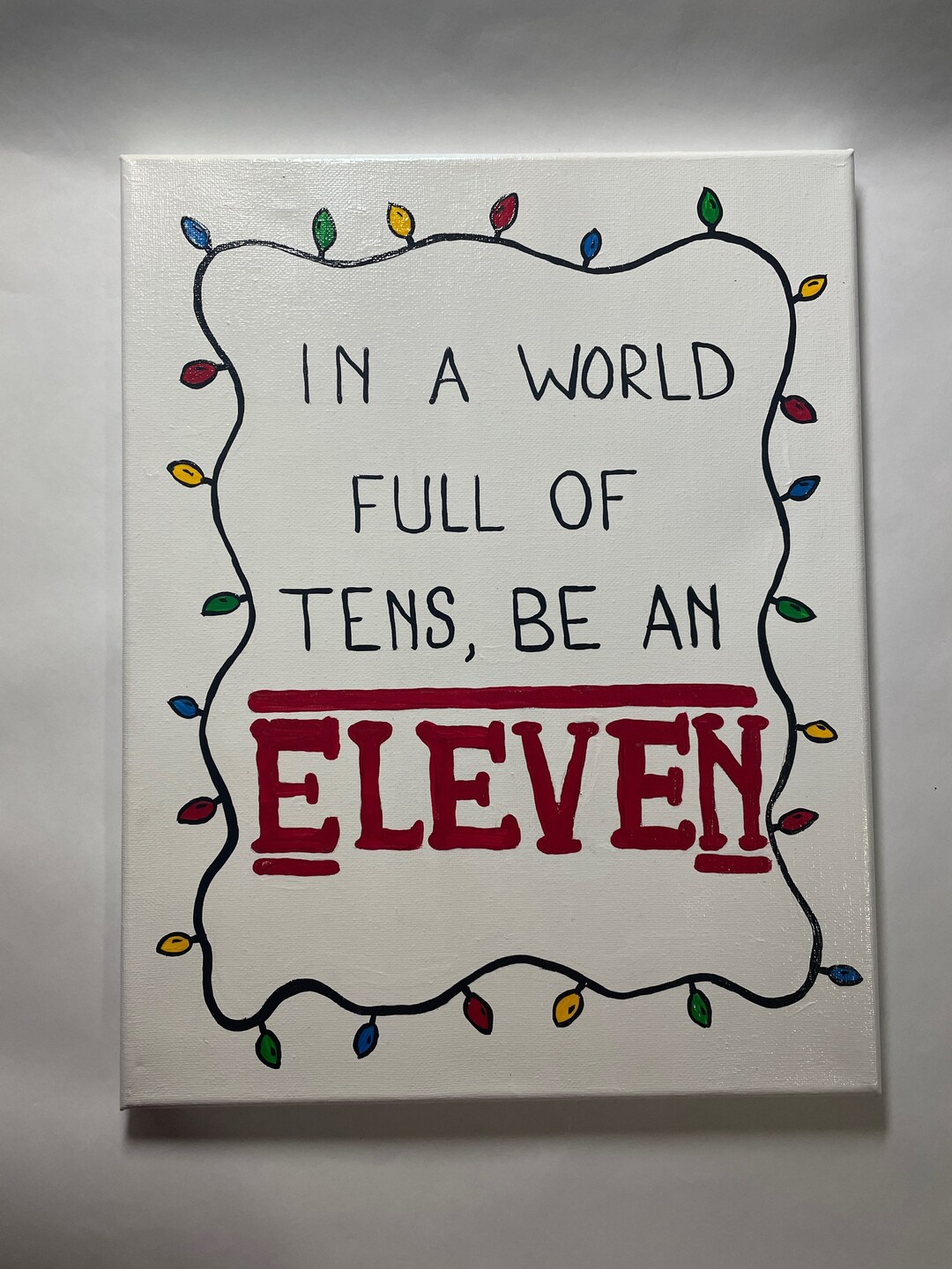 Netflix Stranger Things Canvas Painting - Etsy