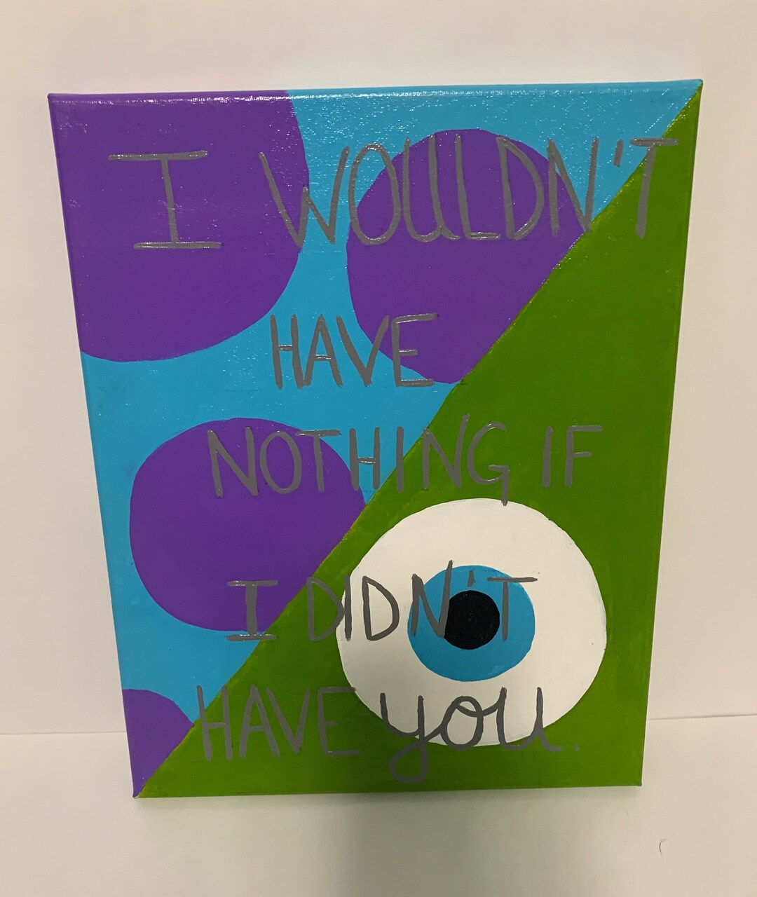 Monsters Inc Quote Canvas Painting - Etsy