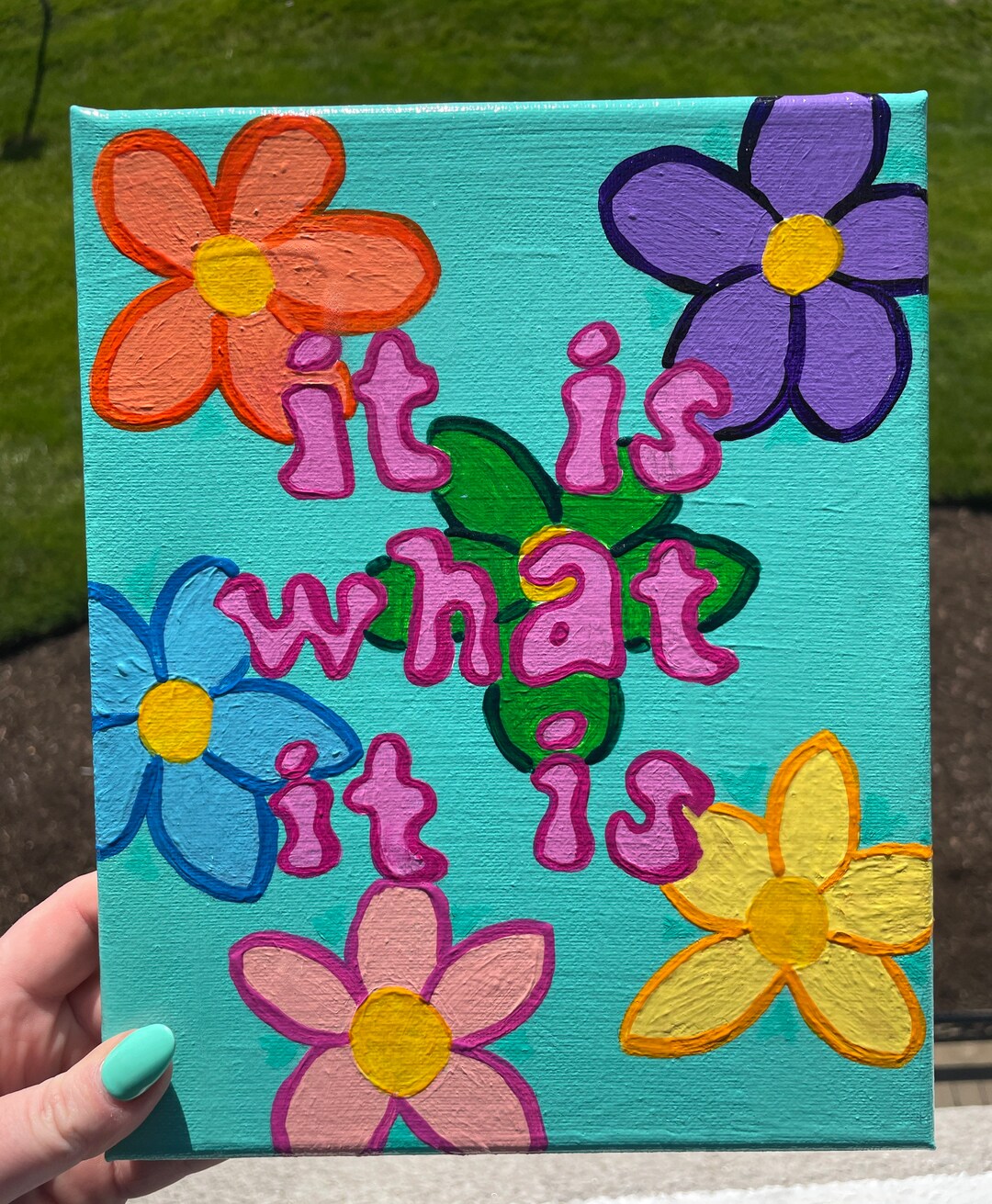 It is What It is Canvas Painting - Etsy