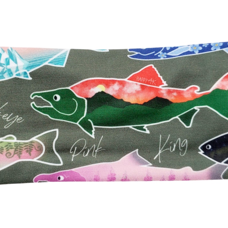 Handmade Stretchy Alaska Fish Headband - Etsy