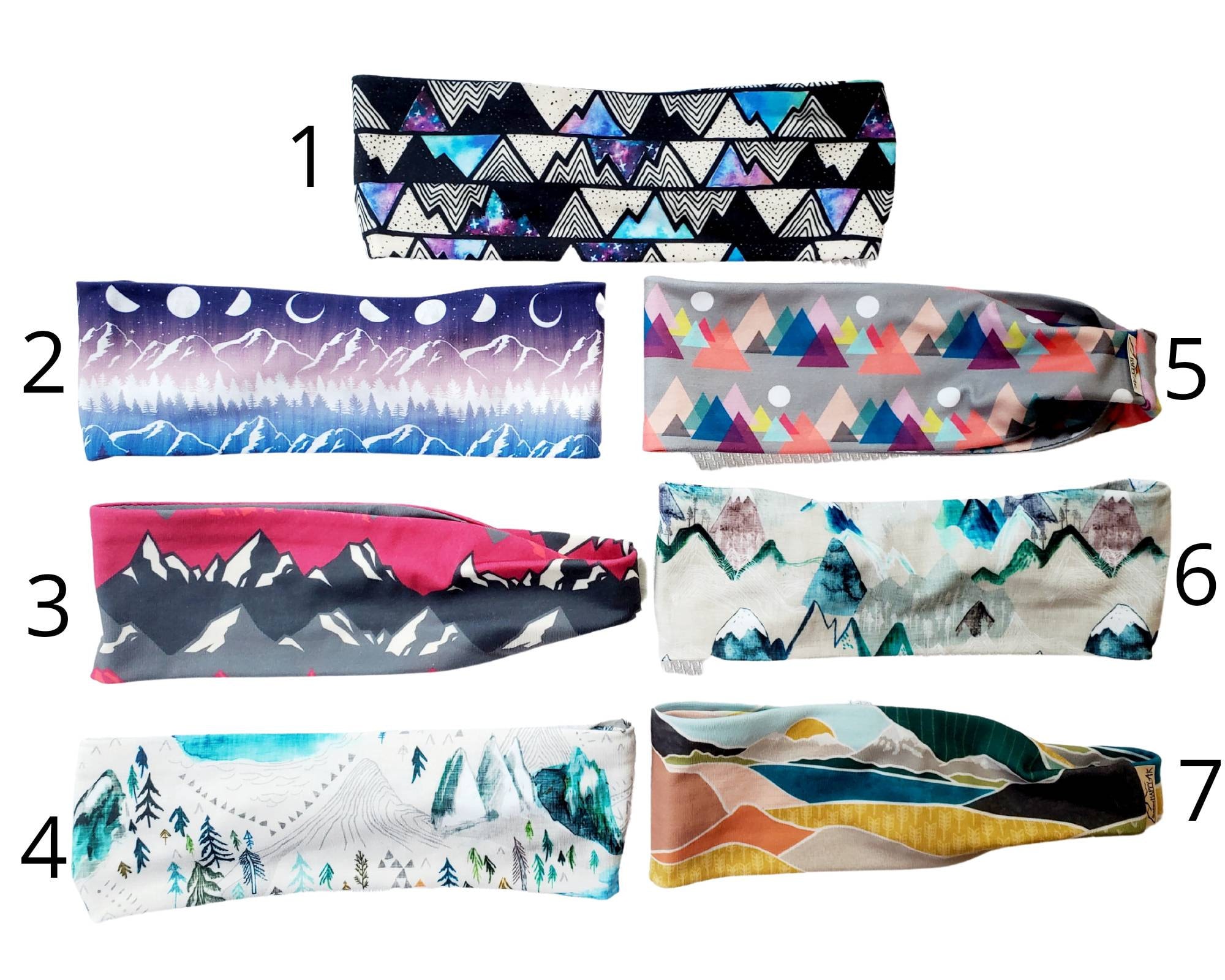 Mountain Headband Alaska Headband Headband Happy AK - Etsy