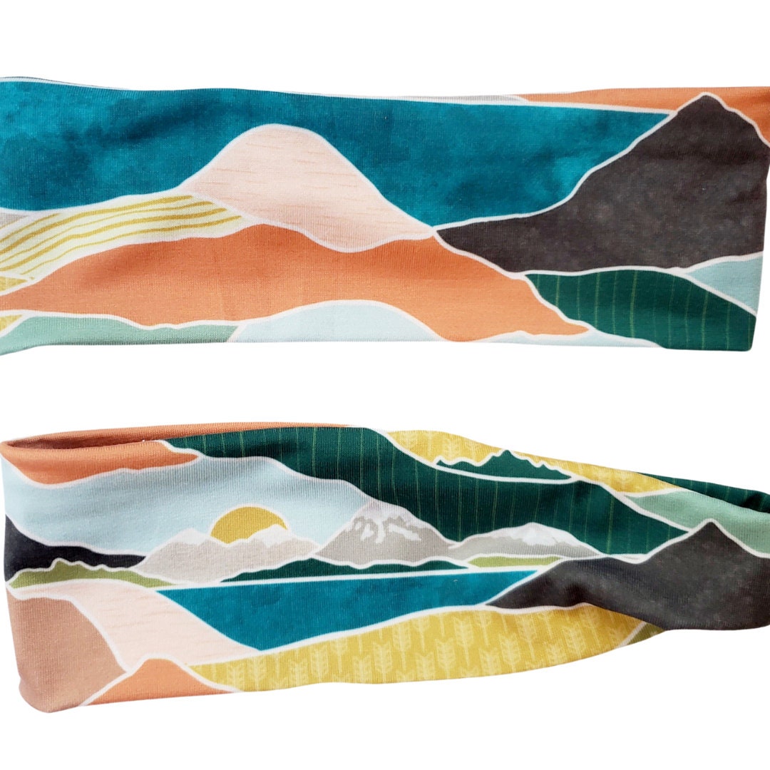 Mountain Headband Alaska Headband Headband Happy AK Headbands to Wear ...
