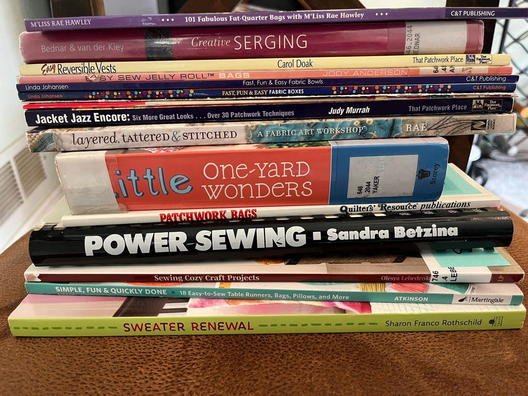 Multiple Used Sewing, Quiting & Craft Books - 2.00-8.00 Dollars - You ...
