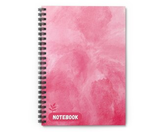Pink Spiral Notebook Girly Notebook Light Pink Notebook Gift for Her - Etsy