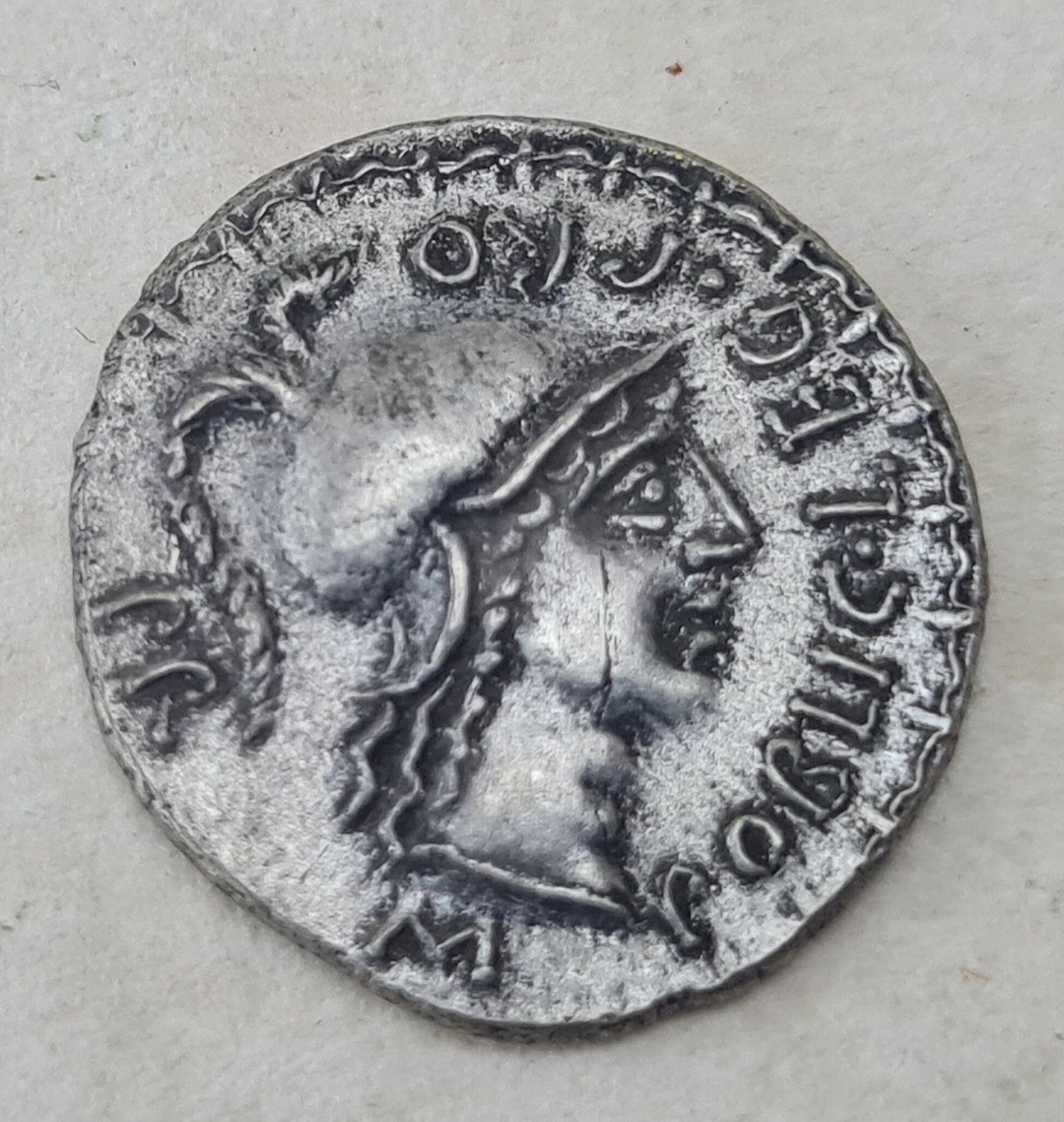 Denarius Coin AR Gnaeus Pompeivs Magnvs\the GREAT\ Roman Coin / 106-48 ...