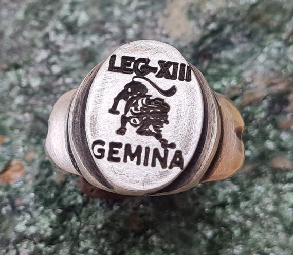 Spqr Ring Ancient Silber 925 Legio Xiii | Etsy