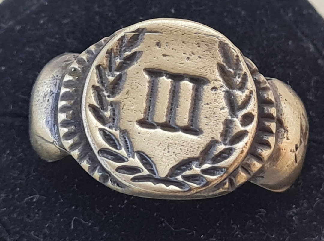 Leg III Seal Ring SPQR- Ancient Bronze Vintage-antique ROMAN - Etsy