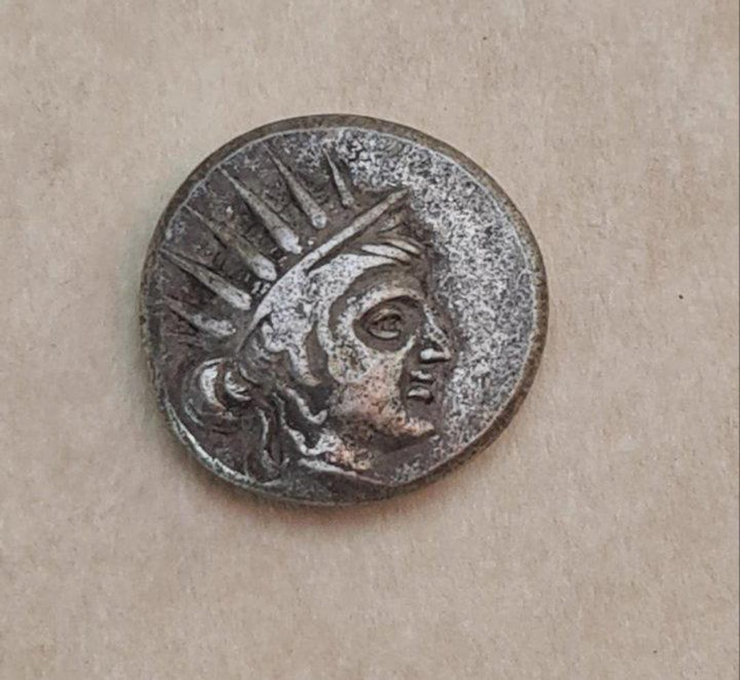 Quarter Stater RHODOS AV Roman Coin /408-394 B.c./antique Style ...