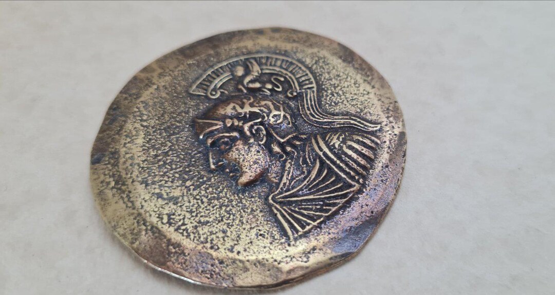 Roman Coin Medallion Alexander III the Great Hand Minted Replica A.N ...