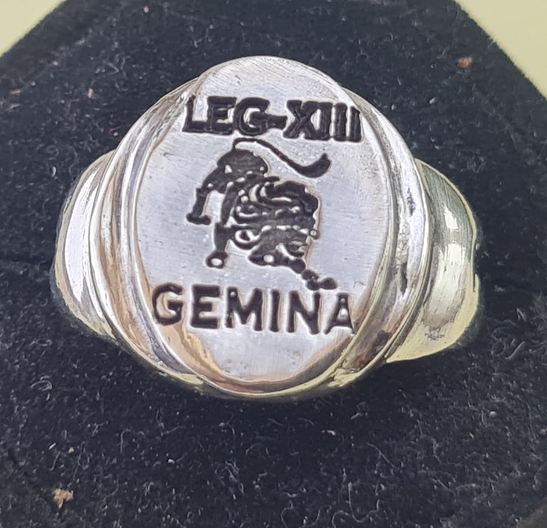 Spqr Ring - Ancient Silber 925 Legio Xiii Gemina-vintage-antique ROMAN ...