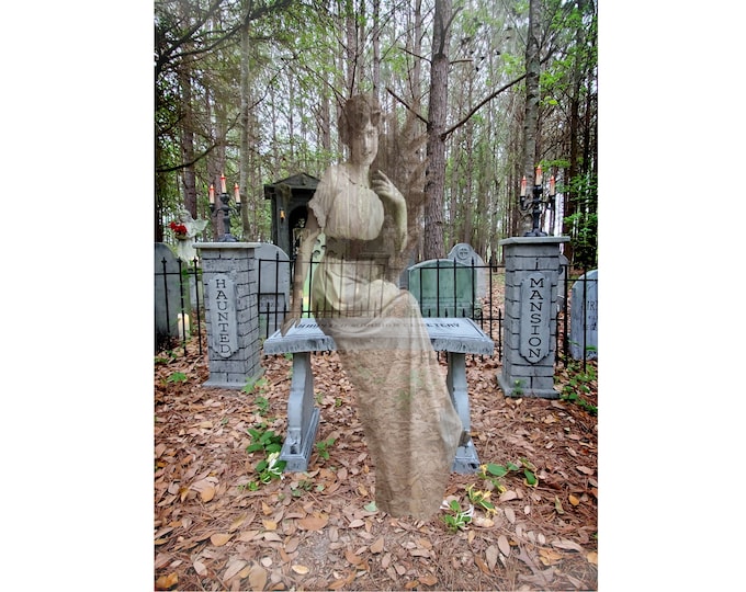 Evil Soul Studios Grimlys Haunted Mansion Cemetery Bench Life-size Halloween Prop Graveyard - Etsy