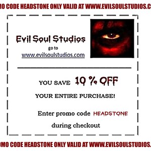 Evil Soul Studios Grimly’s Haunted Mansion Cemetery Bench Life-size ...