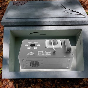 Evil Soul Studios Lighted Smoldering Crypt / Fog Machine Cover - Etsy