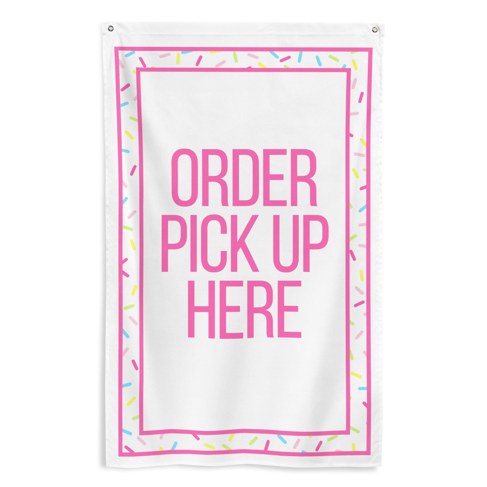 Order Pick-up Sign Flag for Porch Pick up Cookie Cake & - Etsy