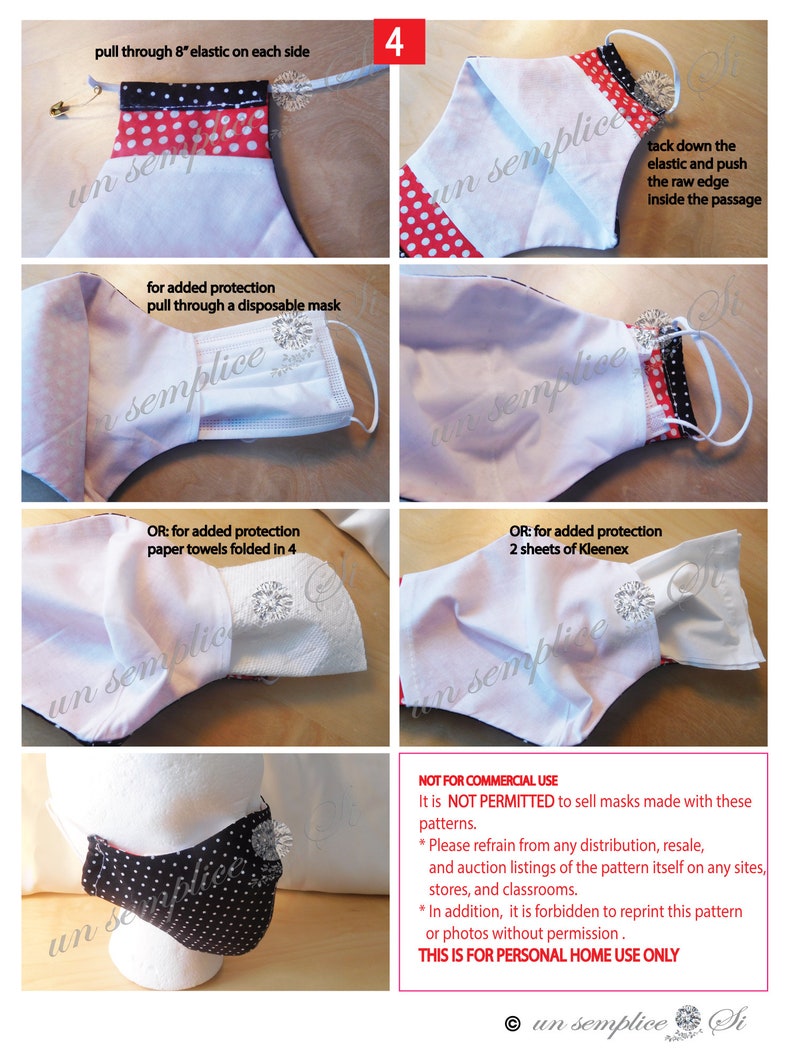 MASK PATTERN ® 3D Mask With Filter Pocket Pattern | Etsy