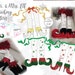 Christmas Elf Stocking PDF Sewing Pattern, Mr. & Mrs Elf Stocking, Elf ...