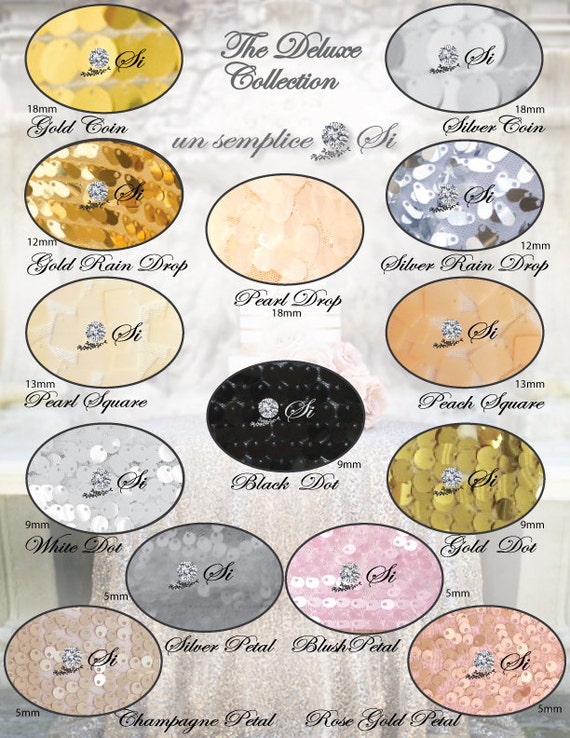 SWATCHES Sequin Fabric Swatches Swatch for Tablecloths - Etsy