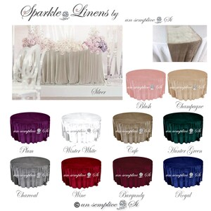 Velvet Tablecloth, Velour Table Runner, Velvet Overlay, Velour ...