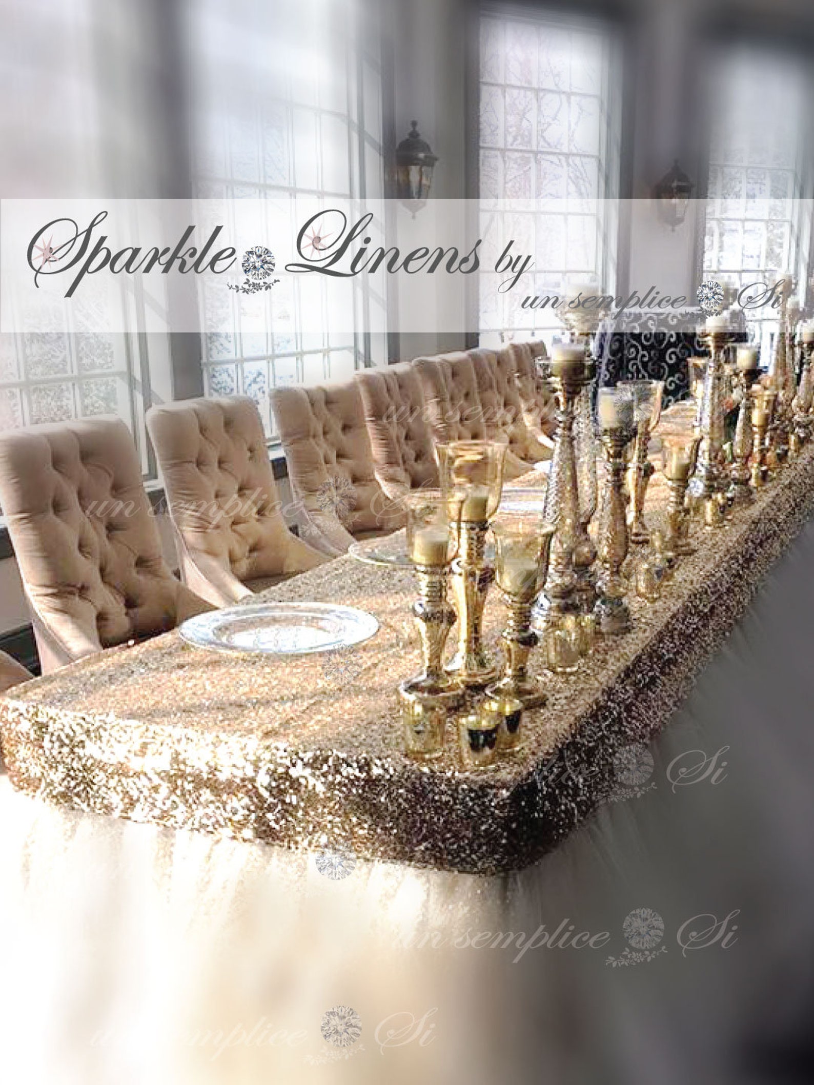 Sequin Table Cap Sequin Table Cloth Sequin and Tulle | Etsy