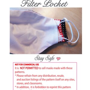 MASK PATTERN , ® 3D Mask With Filter Pocket Pattern - Etsy