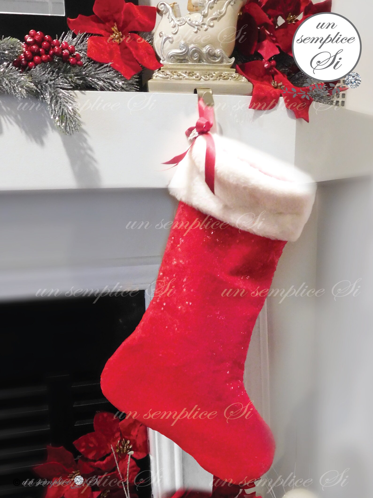 Christmas Stocking PDF Sewing Pattern, Christmas Stocking PATTERN, 3 ...