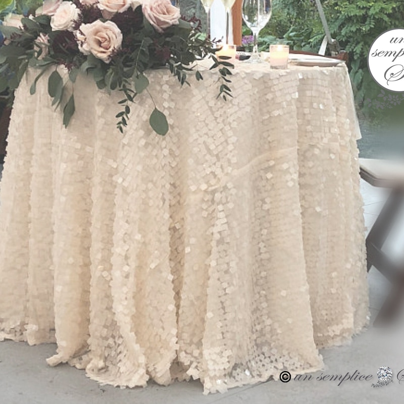 Sequin Tablecloth - Etsy