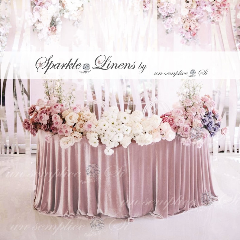 Velvet Tablecloth Velour Table Runner Velvet Overlay Velour - Etsy