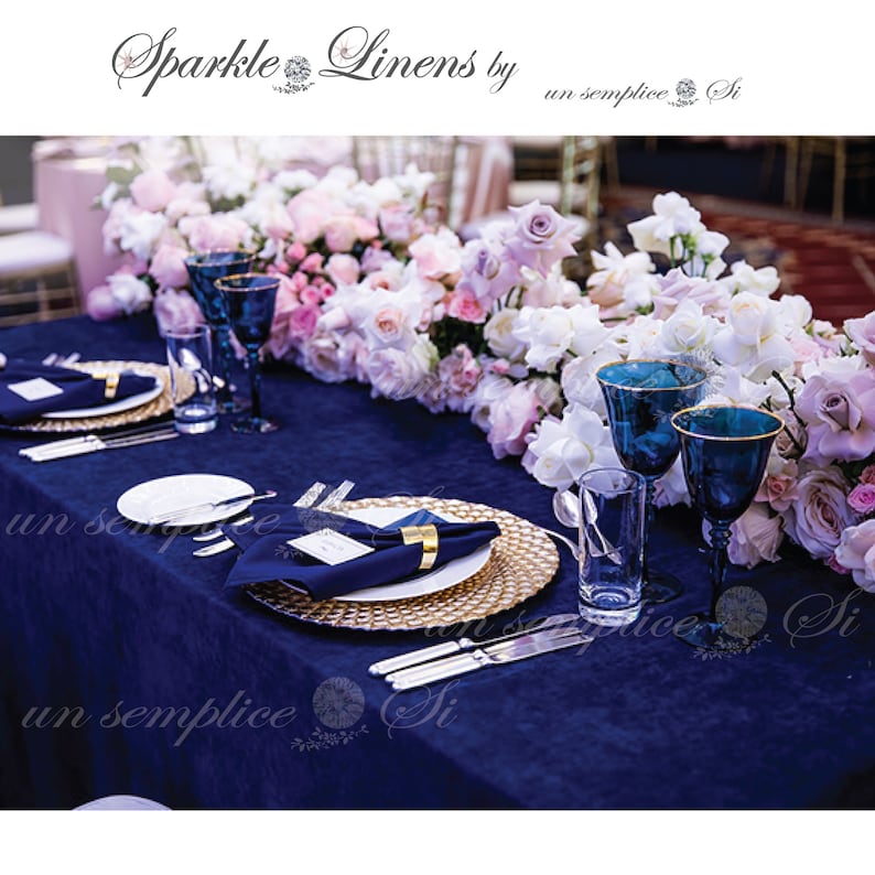 Velvet Tablecloth Velour Table Runner Velvet Overlay Velour | Etsy